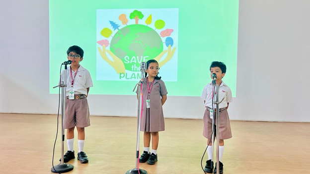 2A Class Assembly - Save Environment | National Public School