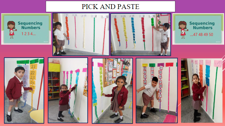 KG 1 - Pick and Paste Number Sequencing Activity | National Public School