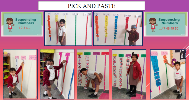 KG 1 - Pick and Paste Number Sequencing Activity | National Public School