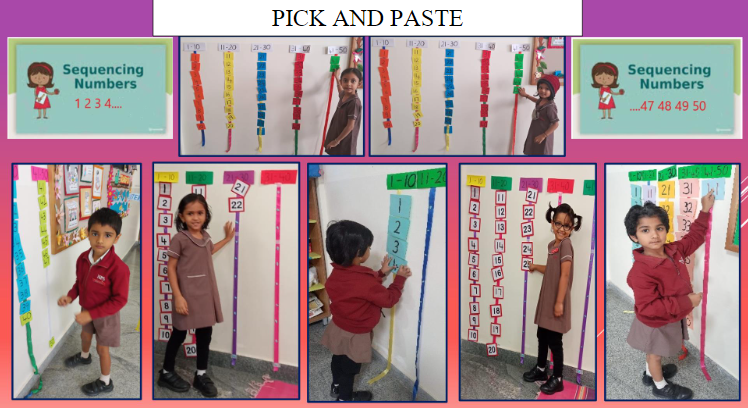KG 1 - Pick and Paste Number Sequencing Activity | National Public School