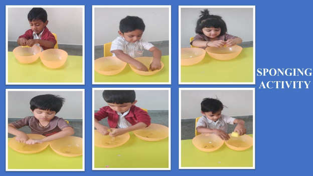 Nursery - Sponging Activity | National Public School