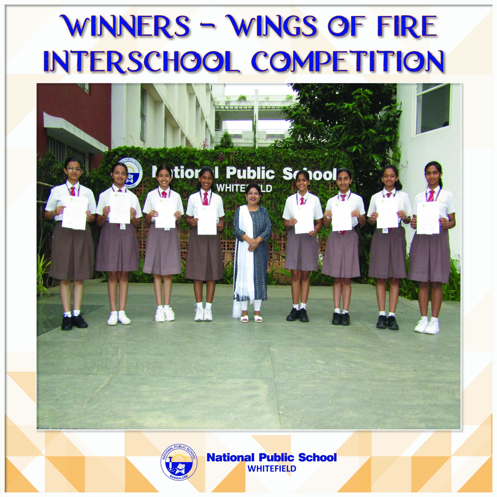 Winners - Wings of Fire - Interschool Competition | National Public School