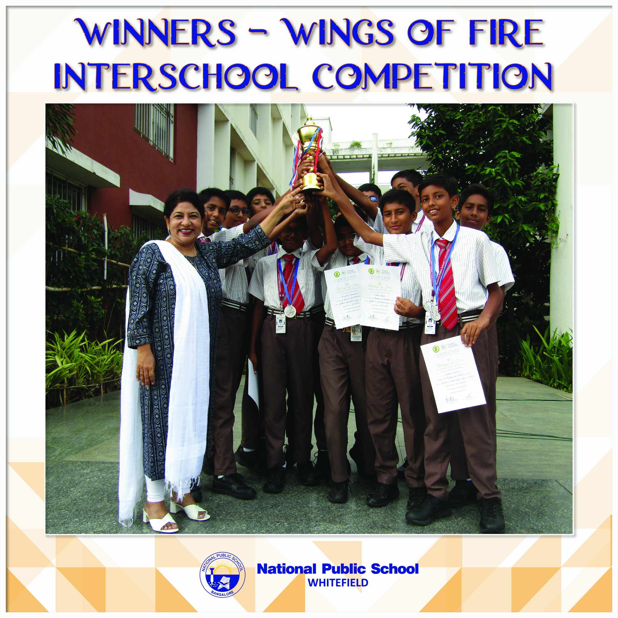 Winners - Wings of Fire - Interschool Competition | National Public School