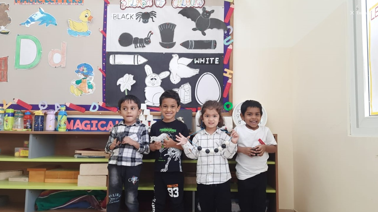 NURSERY- Black and White Day | National Public School